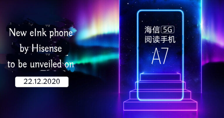 Hisense A7 5G eInk Android Phone to launch Globally on 22 December ...